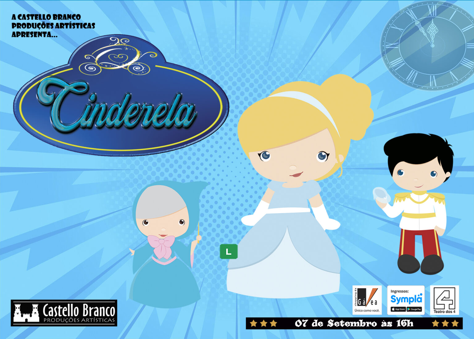 Cinderela – Teatro dos Quatro *7 de setembro* | Roteirinho Carioca