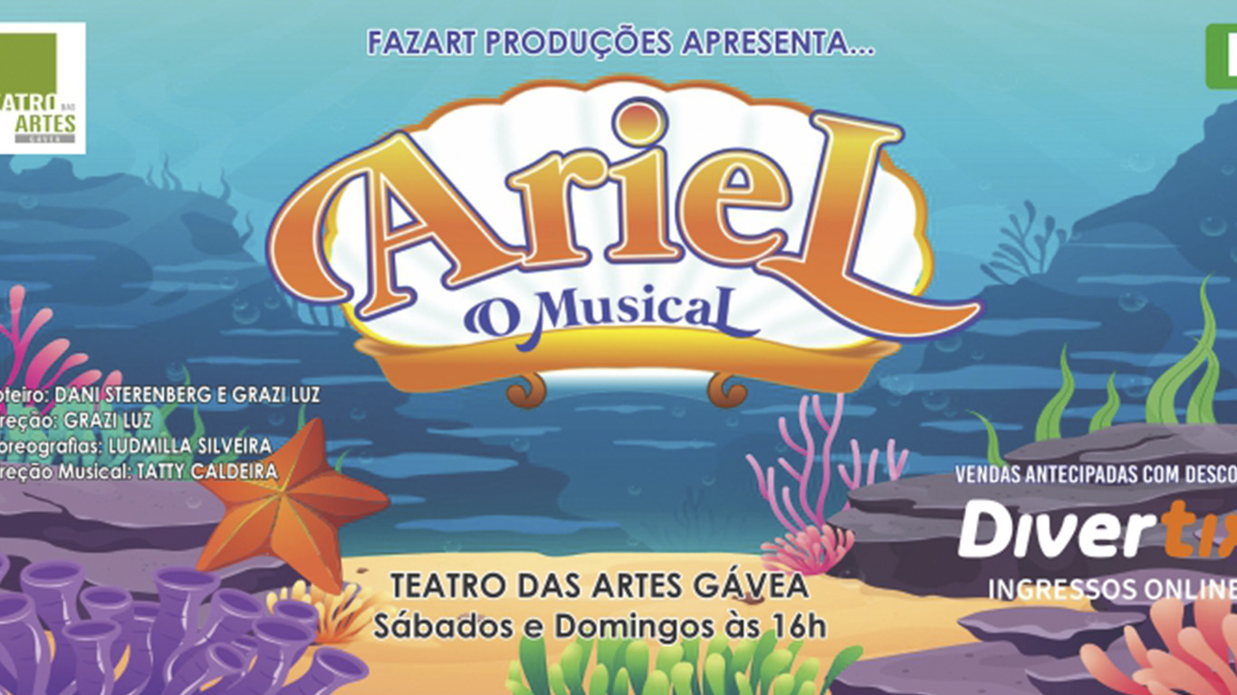 Ariel: O Musical – Teatro das Artes | Roteirinho Carioca