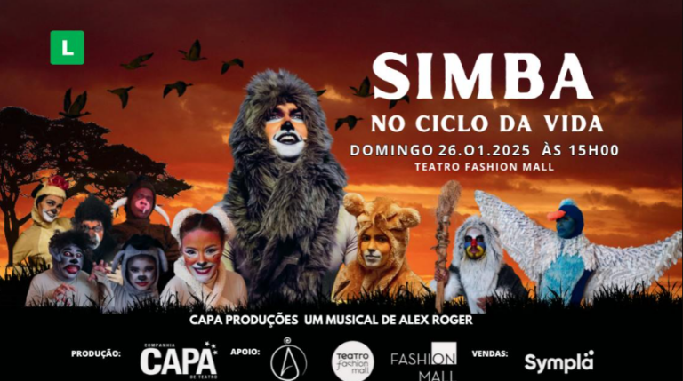 Simba, no Ciclo da Vida – Teatro Fashion Mall *26 de janeiro ...